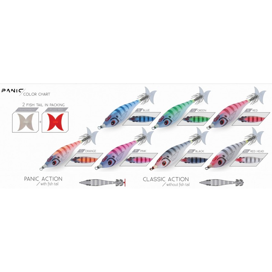 DTD PANIC FISH 2.5 70mm 9.9g Color: Red