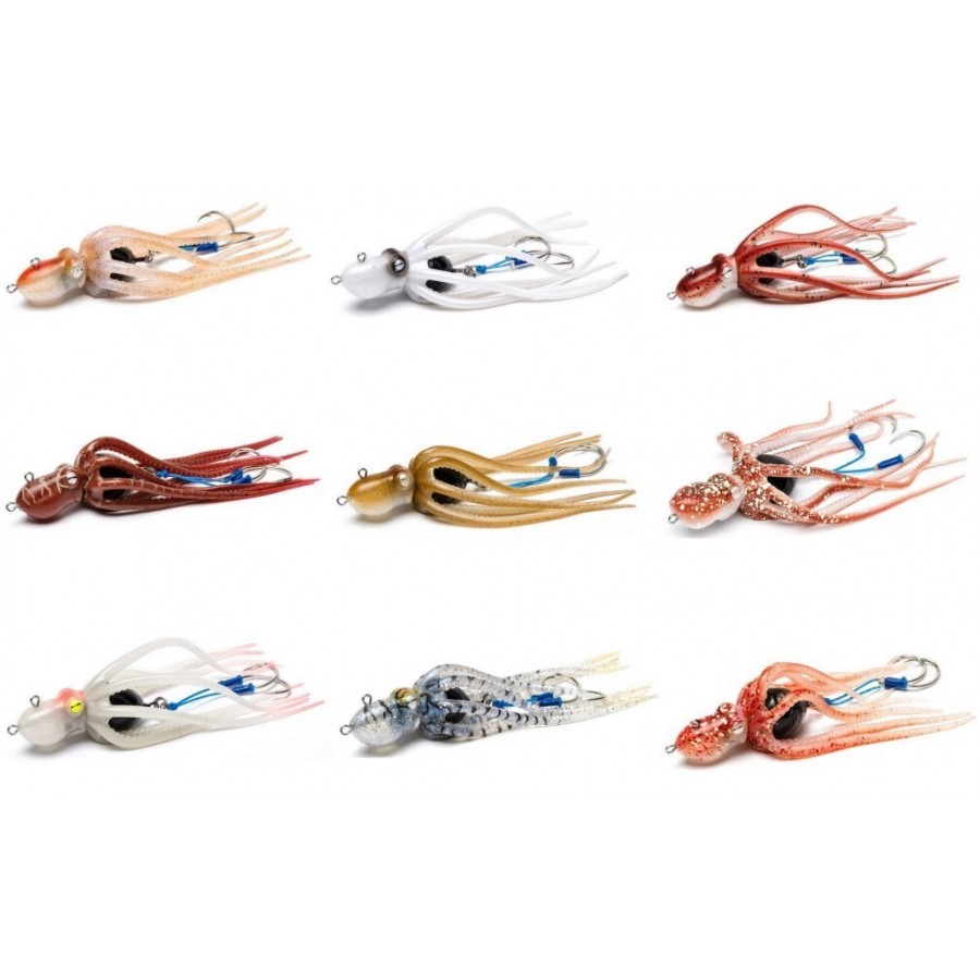 Mustad Inkvader Octopus Jig 120g Color: Rojo