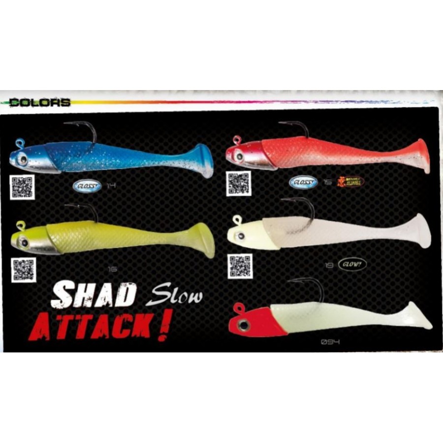 Fishus Shad Attack Slow 26g 100mm Color: 94