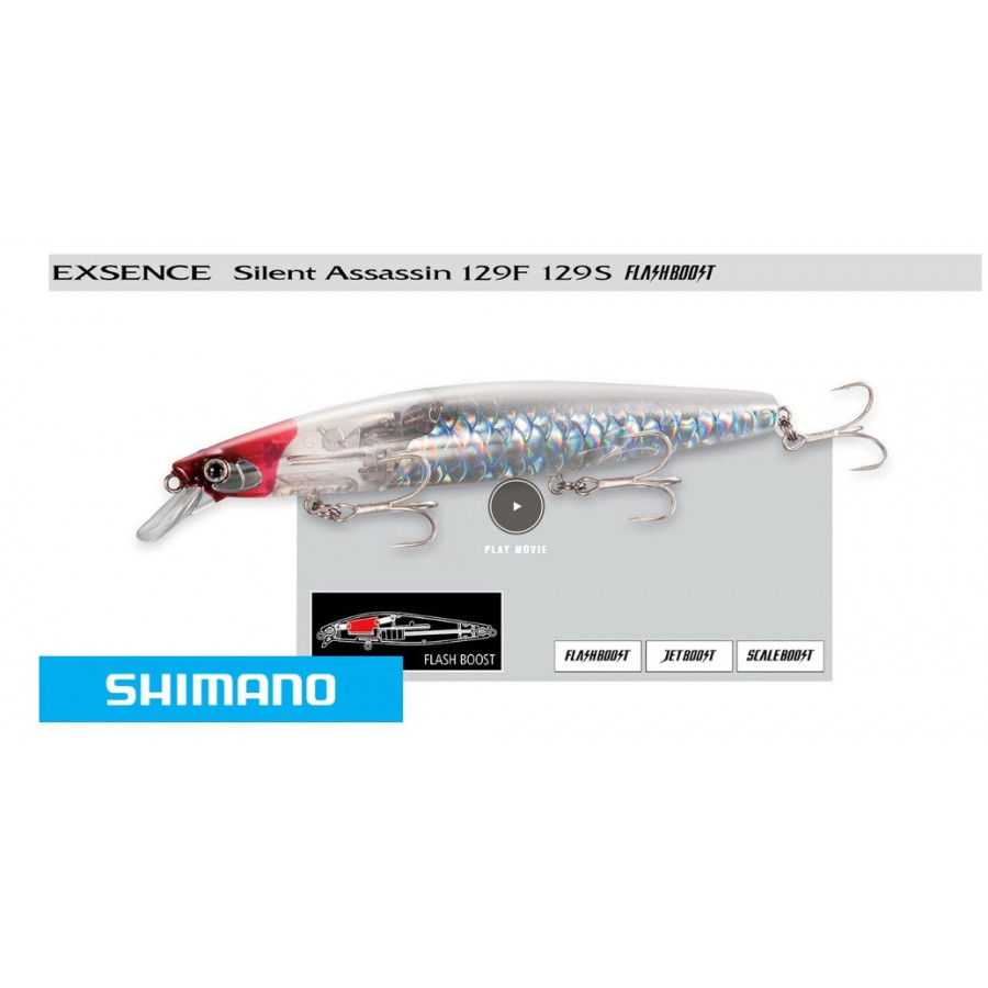 Señuelo Shimano Exsence Silent Assassin 129F 129mm 22g 08T Ch Candy