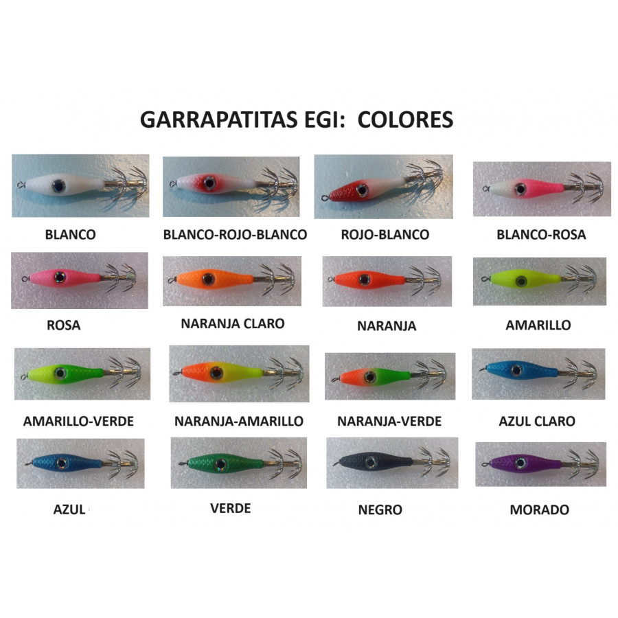 Garrapatitas Egi 60mm 2.35g Color: Morado