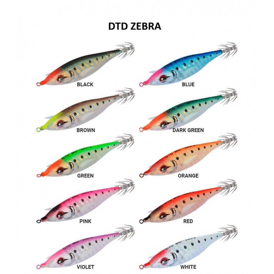 Jibionera DTD Ballistic Zebra 3.0 90mm 17g Color: MARRÓN - BROWN