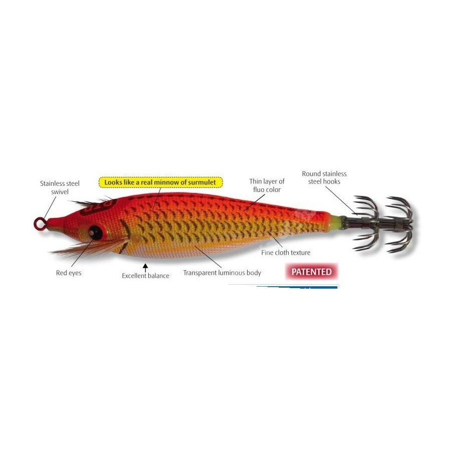 Jibionera DTD TRLJA 3.0 13.2gr 80mm Color Rojo